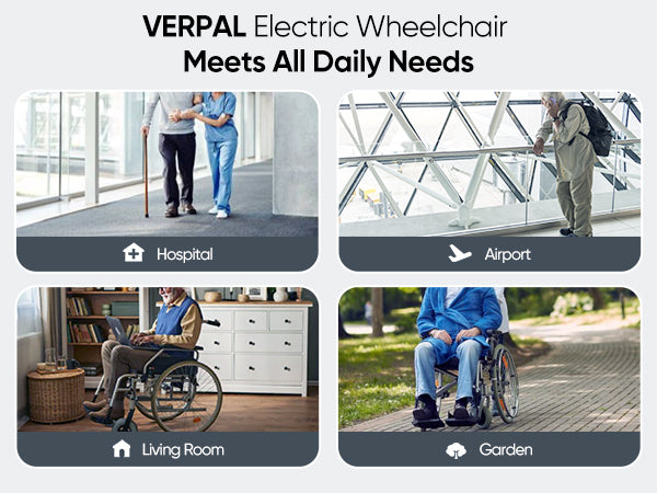 Verpal Lightest Carbon Fiber Electric Wheelchair 6101 – Verpal